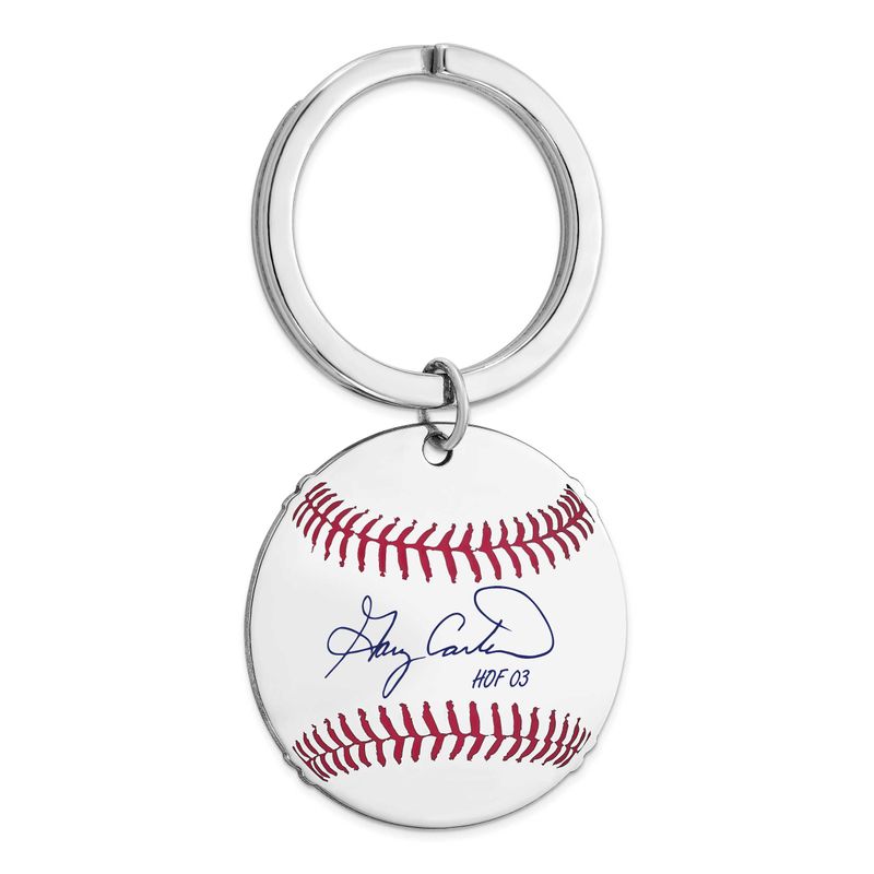 Gary Carter Hall of Fame Signature Epoxy Baseball Keychain Sterling ...