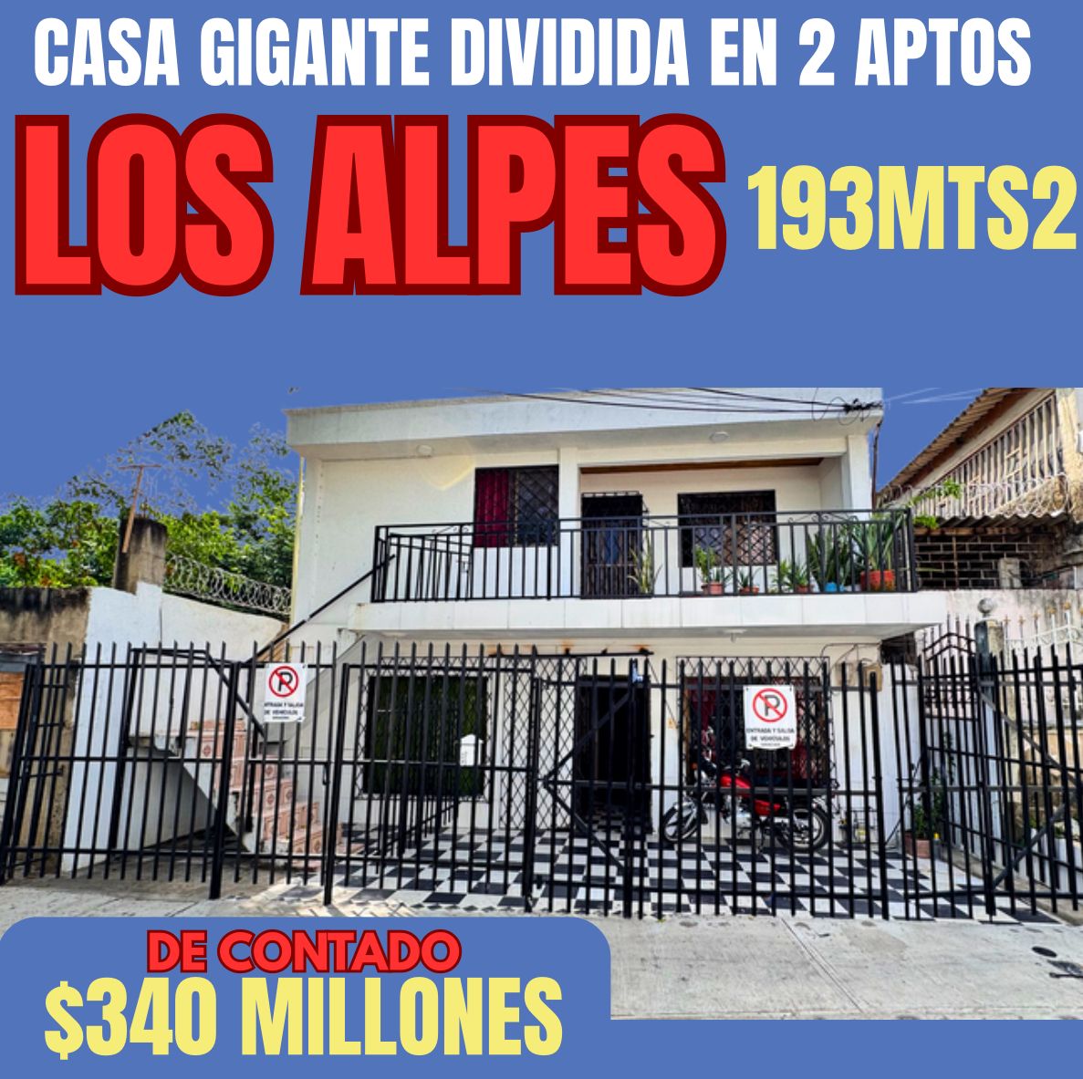 CASA DIVIDIDA EN 2 APTOS EN LOS ALPES