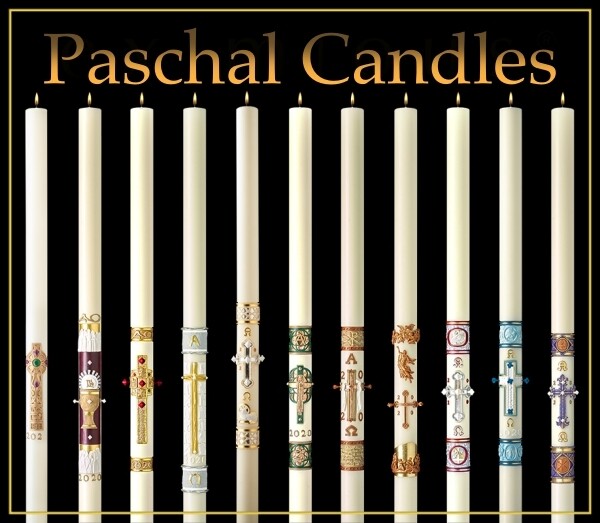 Paschal Candles (Wax) Cathedral Candle Company