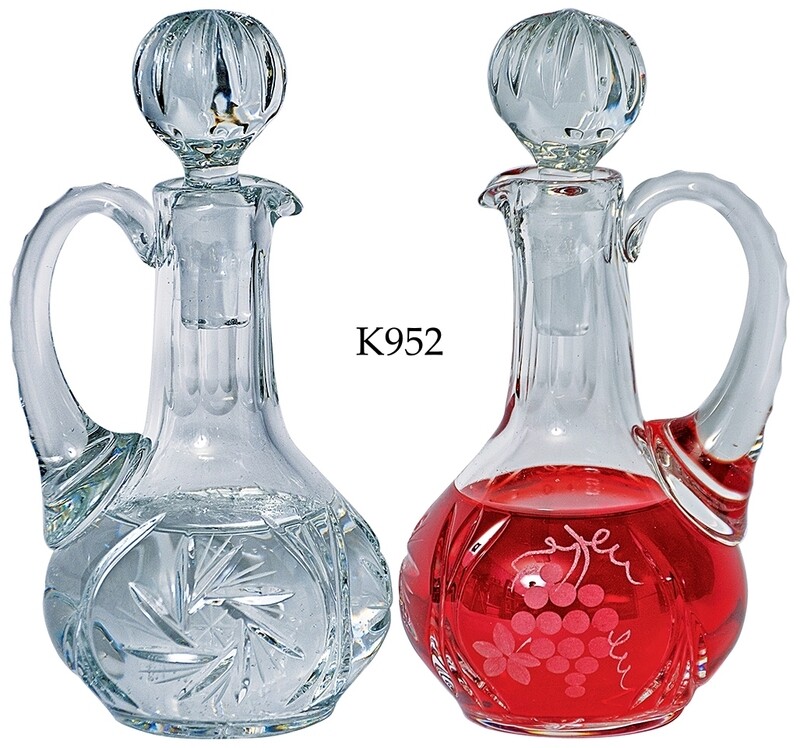 Crystal 2-pc Cruet Set