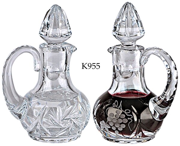 Crystal 2-pc Cruet Set