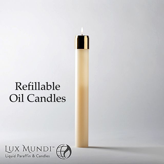 Refillable Oil Candles by Lux Mundi