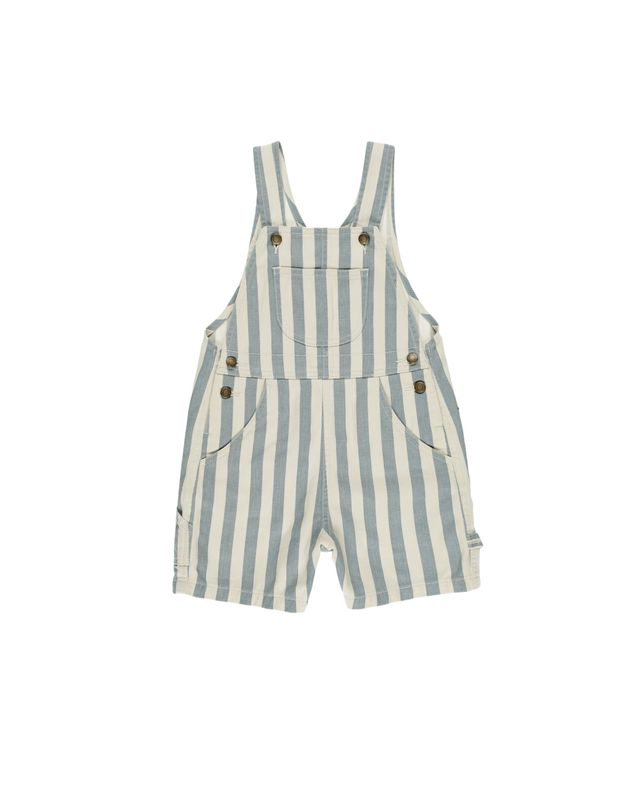 Denim Shortalls Ocean Stripe