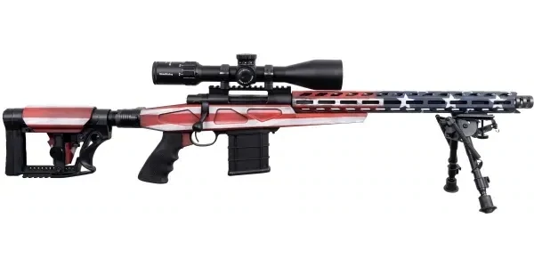 HOWA M1500 APC AMERICAN FLAG RIFLE RWB 6.5 CREEDMOOR 16.25'' 10-RD RIFLE