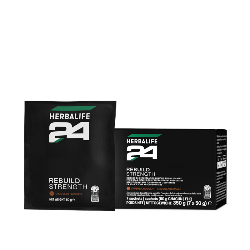 H24 Rebuild Strength Chocolade 350g (7x50g) - Herbalife online ...