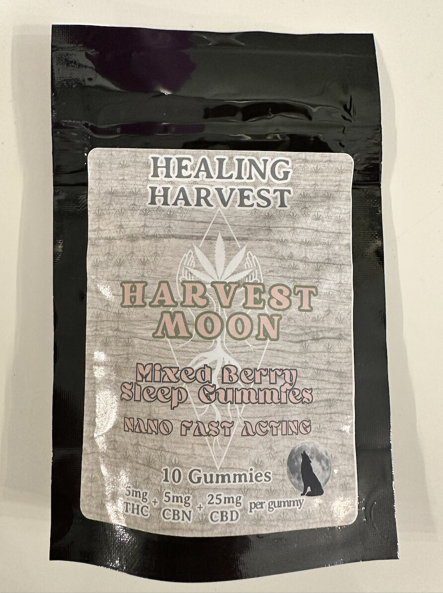 Mixed Berry Sleep Gummies- Harvest Moon - 5mg THC + 25mg CBD + 5mg CBN