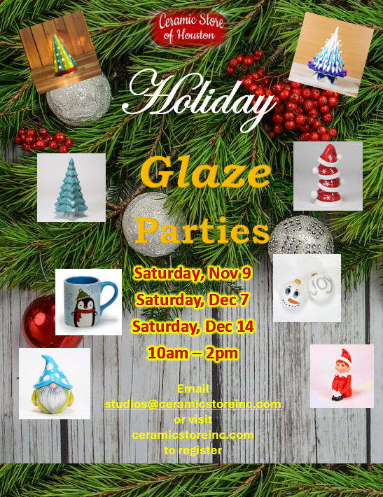 Holiday Glaze Party December 7, 2024