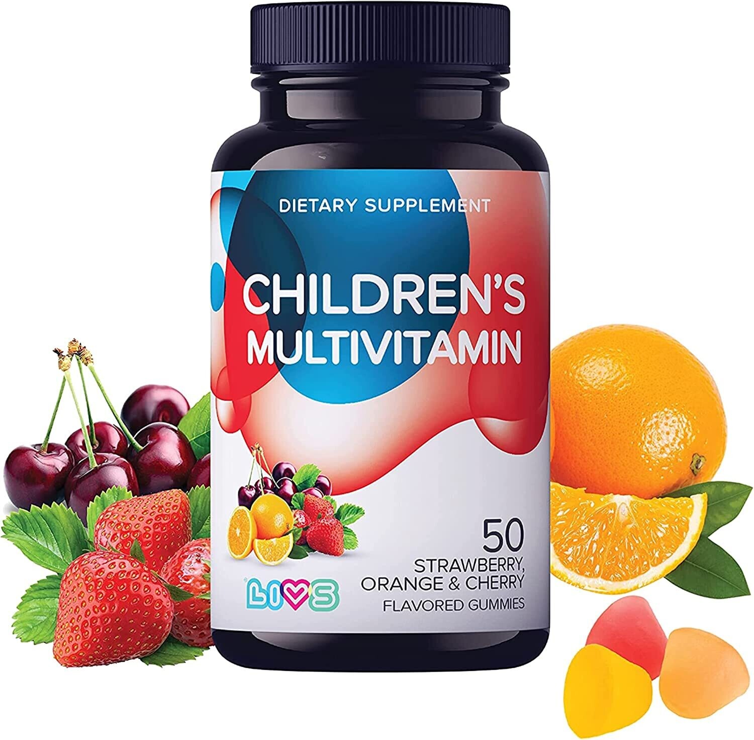 LIVS Children's Multivitamin Gummy Vitamin - Kids Multivitamin Gummies ...