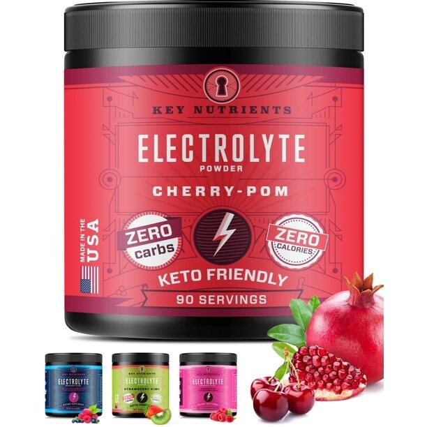 KEY NUTRIENTS Electrolytes Powder No Sugar - Juicy Strawberry-Kiwi ...