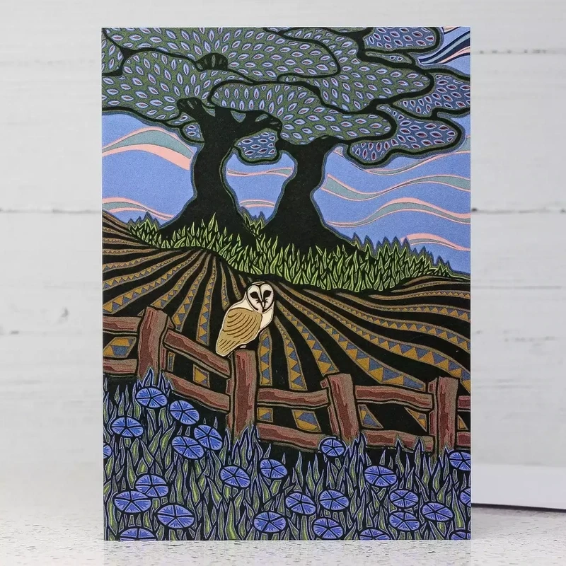 Keeping Watch Card by Clare Lindley