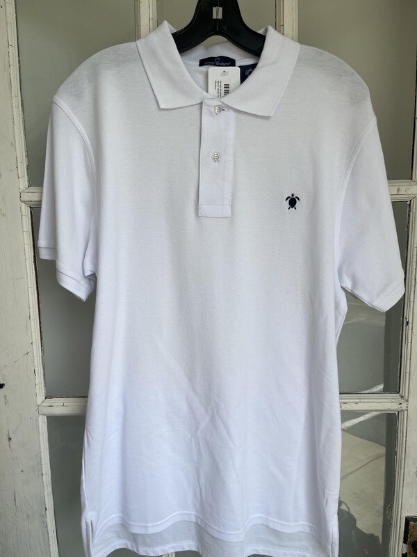 Simply Southern Men's White Polo Simply Southern Men's White Polo