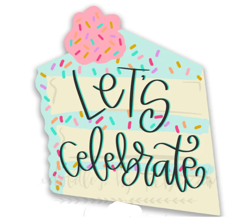 Doodles by Rebekah Let's Celebrate Topper