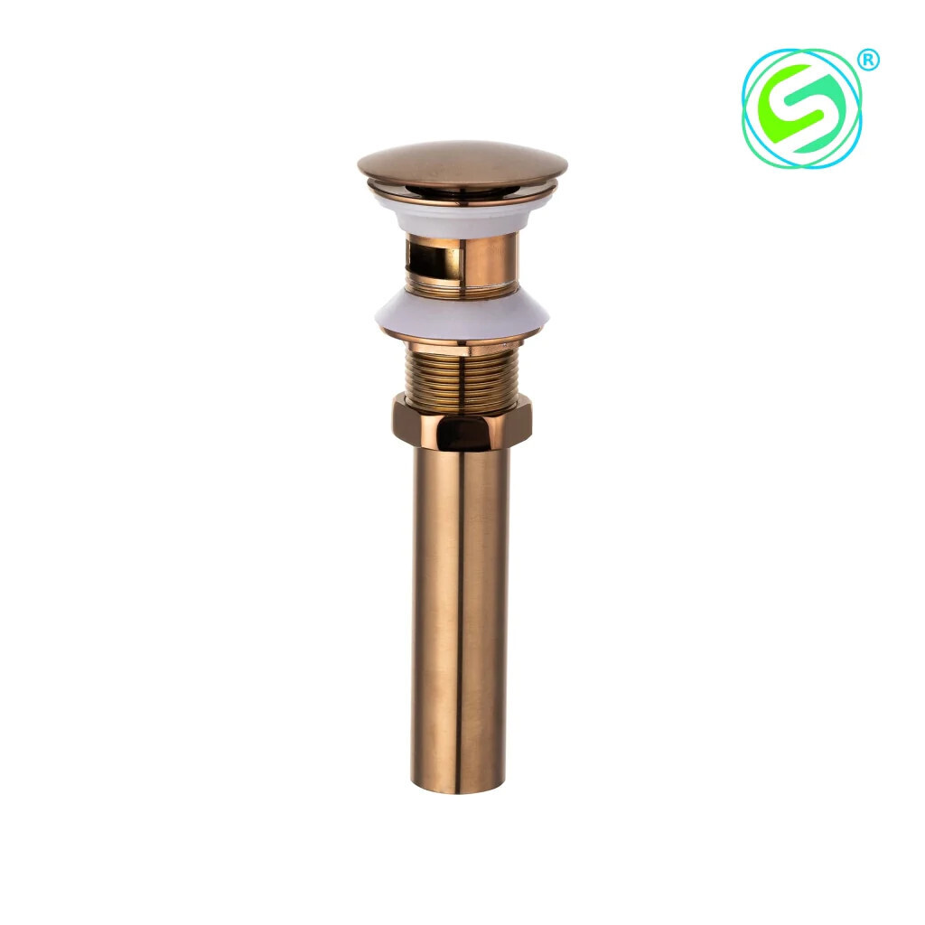 SFC - Pop Up Drain With Overflow for Bathroom Sink Brushed Gold 82011-BRG