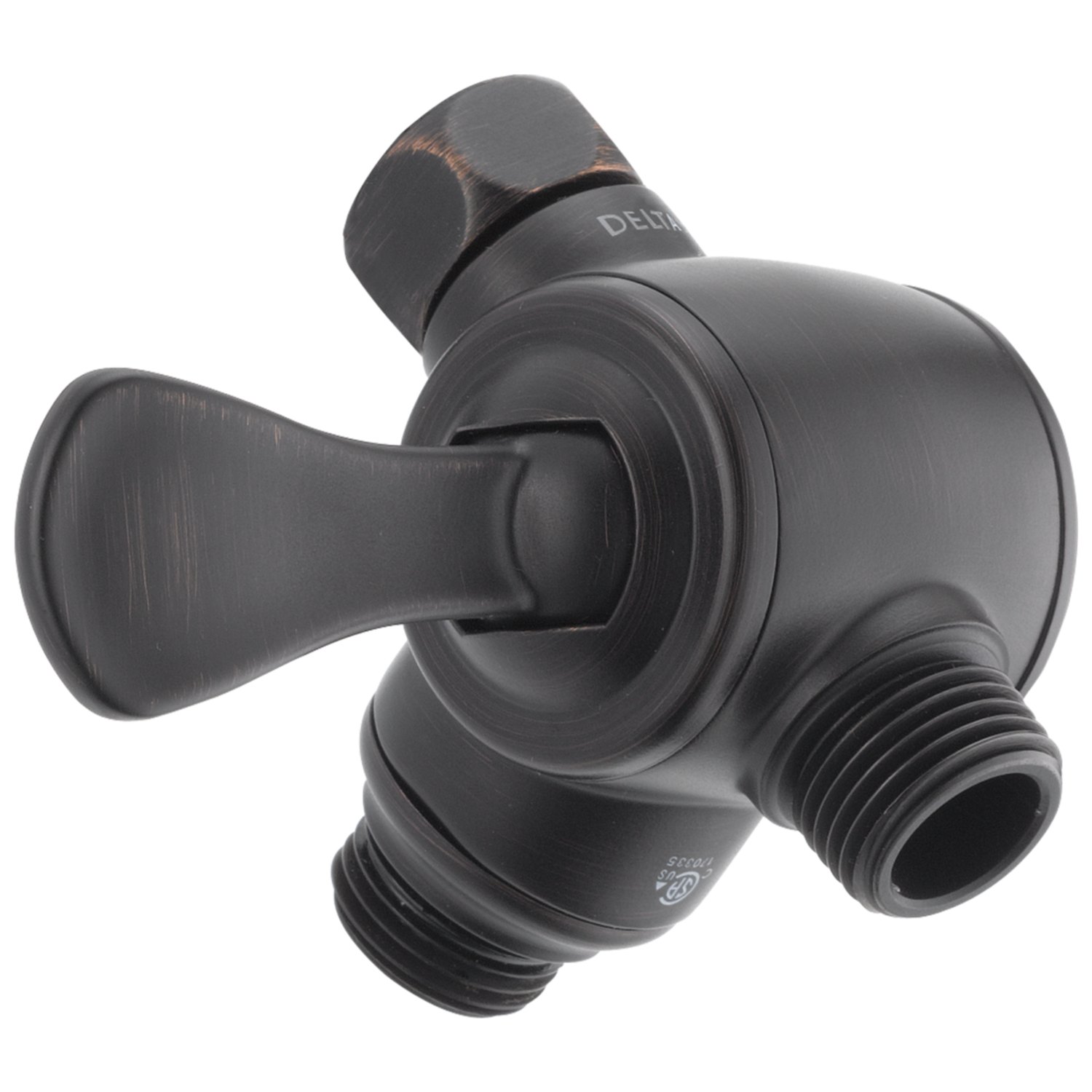 DELTA - Universal Showering Components: 3-Way Shower Arm Diverter for ...