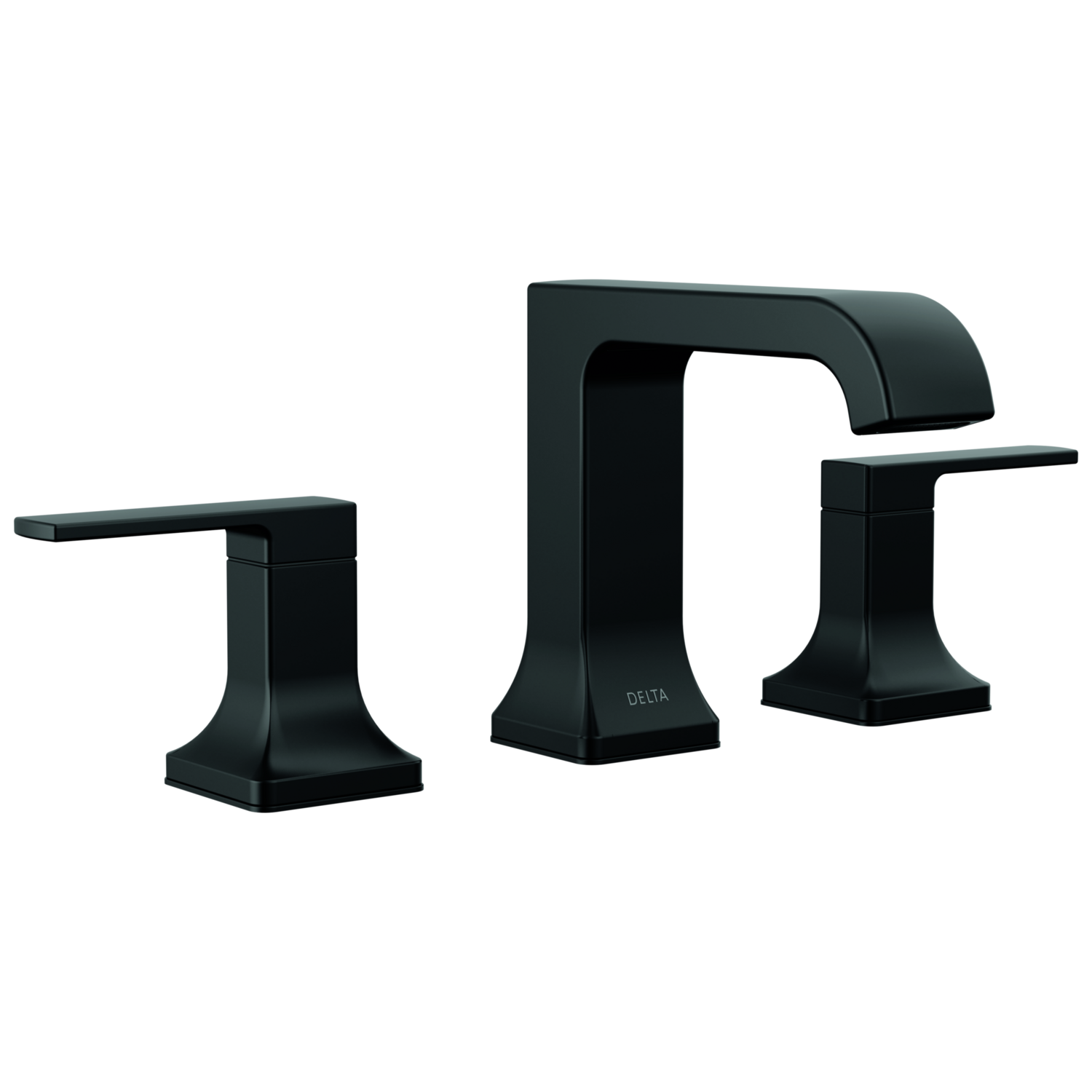 DELTA - Velum™: Two Handle Widespread Bathroom Faucet Matte Black ...