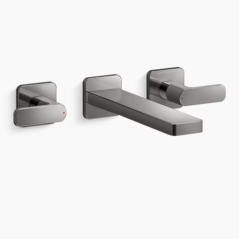 KOHLER - Parallel® 2H Wm Bath Faucet Trm, Lever Vibrant Titanium T23491 ...