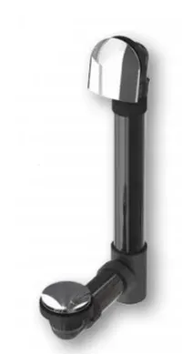 FLEURCO - ABS Clicker Waste & Overflow with ABS Pipe, Chrome Trim ...