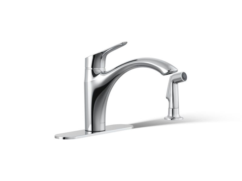 KOHLER - Rival™ Swing Spout W/ Side Spray Polished Chrome 30471-CP