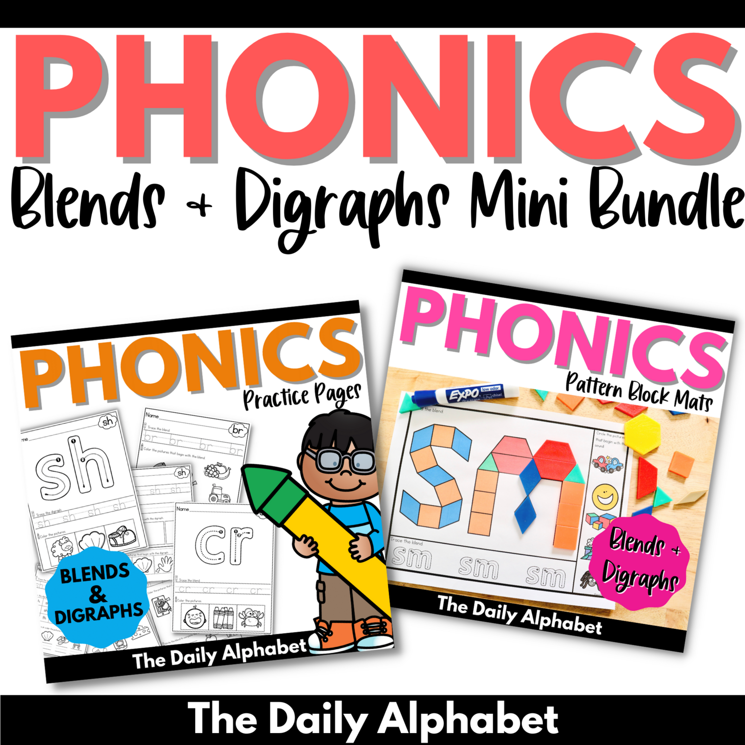 Blends and Digraphs Activities Bundle