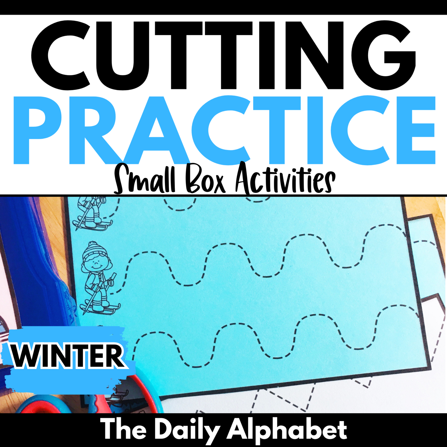 Winter Cutting Practice | Scissor Skills