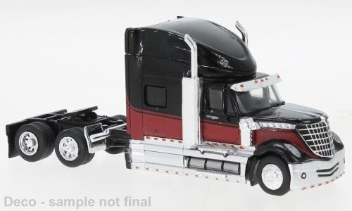International Lonestar Tractor - Black/Red - 1:87