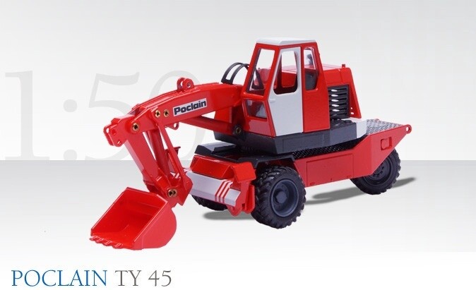 Poclain TY45 Mobile Excavator w/Bucket