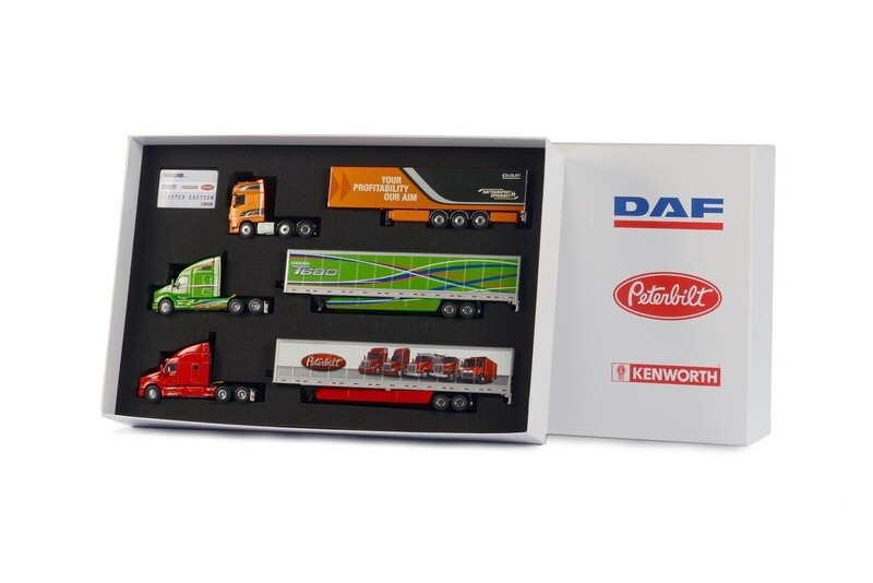 Paccar Three Truck Set - Peterbilt, Kenworth & DAF
