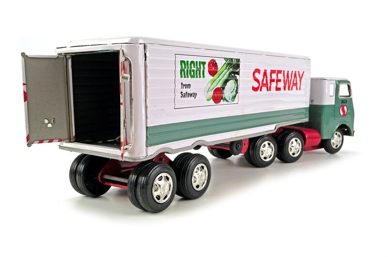 Freightliner COE w/Van Trailer - Safeway - 1:25