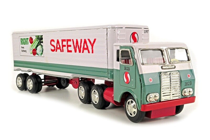 Freightliner COE w/Van Trailer - Safeway - 1:25