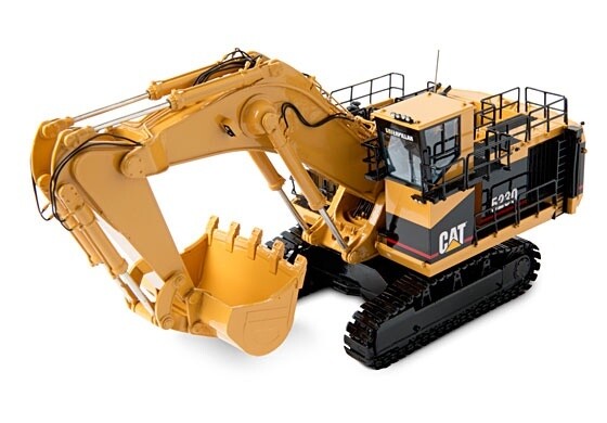 Caterpillar 5230 Mass Excavator - Yellow - Brass - 1:87