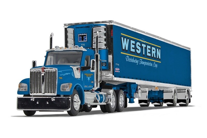 Kenworth W990 Day Cab & Utility Reefer - Western Distributing