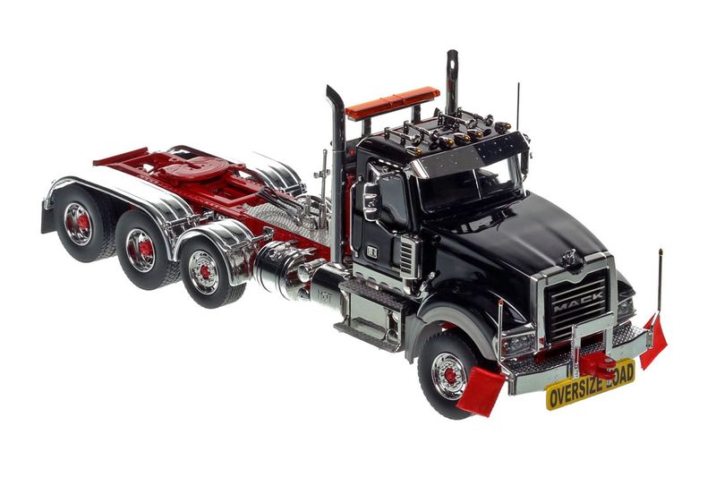 Mack Titan Tri-axle Tractor - Black over Red