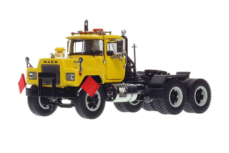 Mack R600 Tandem Axle Tractor - Yellow over Black