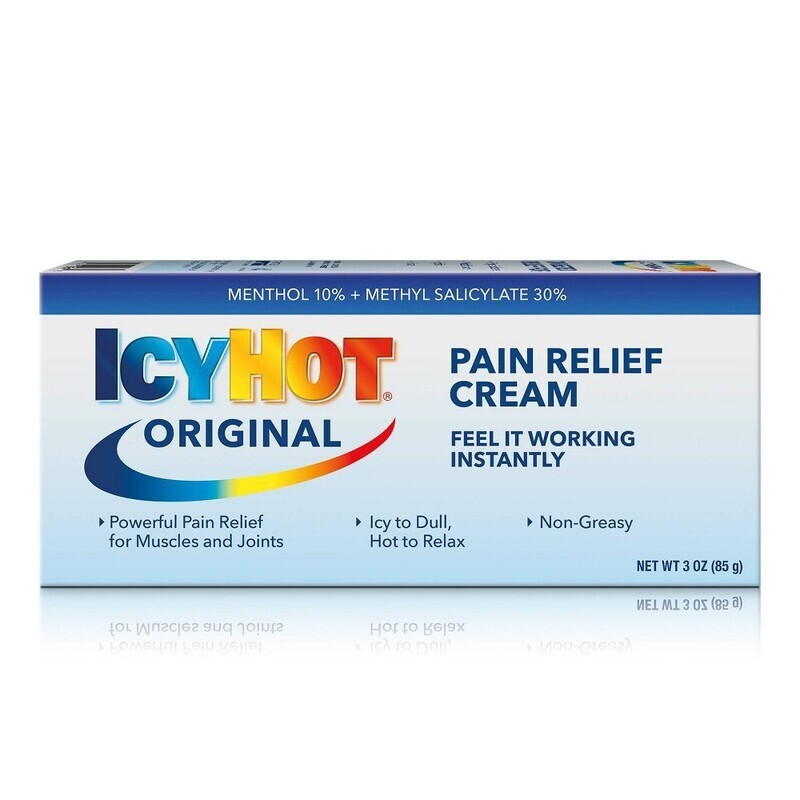IcyHot Original Menthol 10% and Methyl Salicylate 30% Pain Relief Cream ...