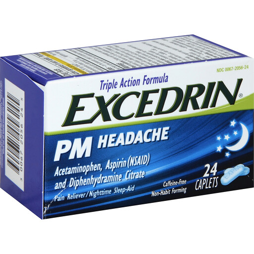 Excedrin PM Headache Caplets 24 ct