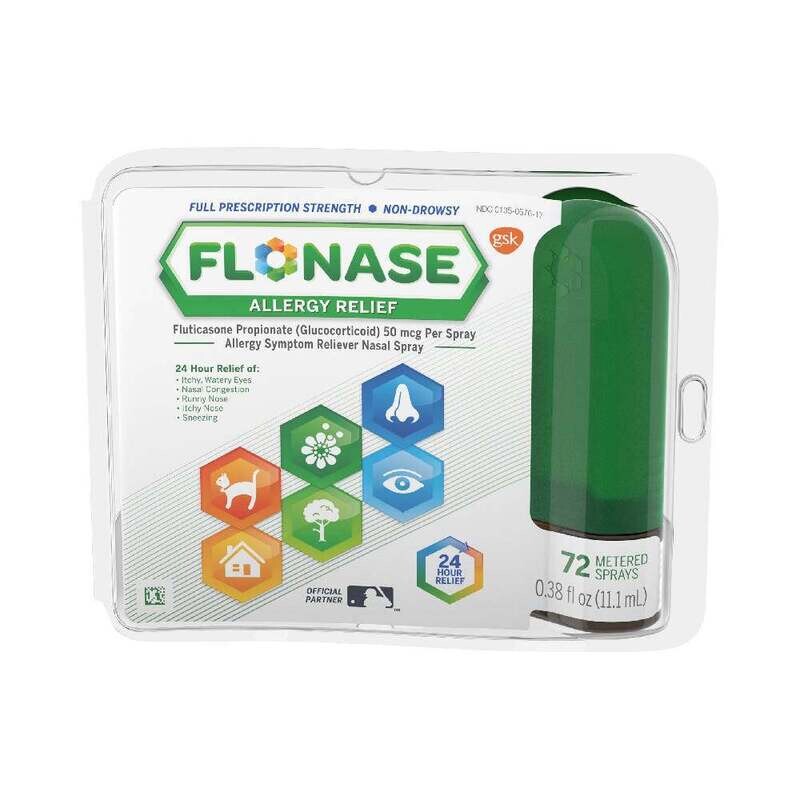 Flonase Non-Drowsy Allergy Relief 72 Metered Sprays