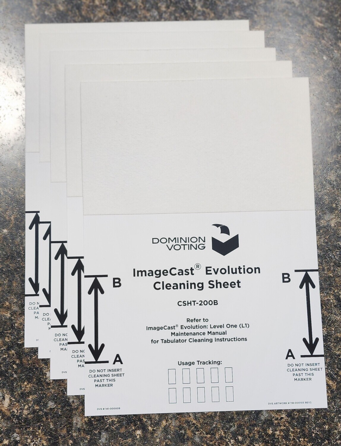 Paper Path Cleaning Sheets (Pack of 5)