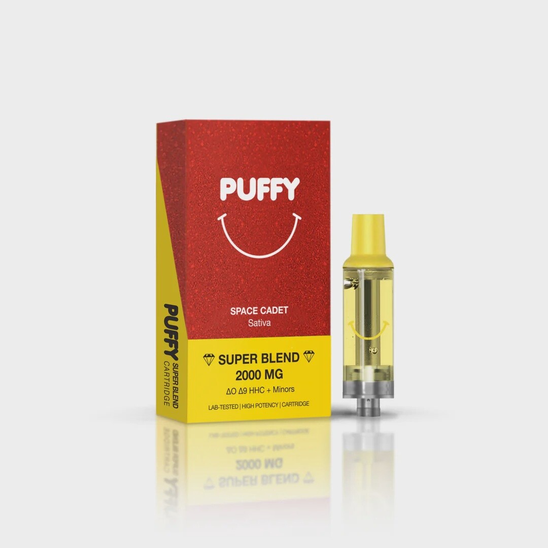 PUFFY 2G CART Super Blend - Display of 5