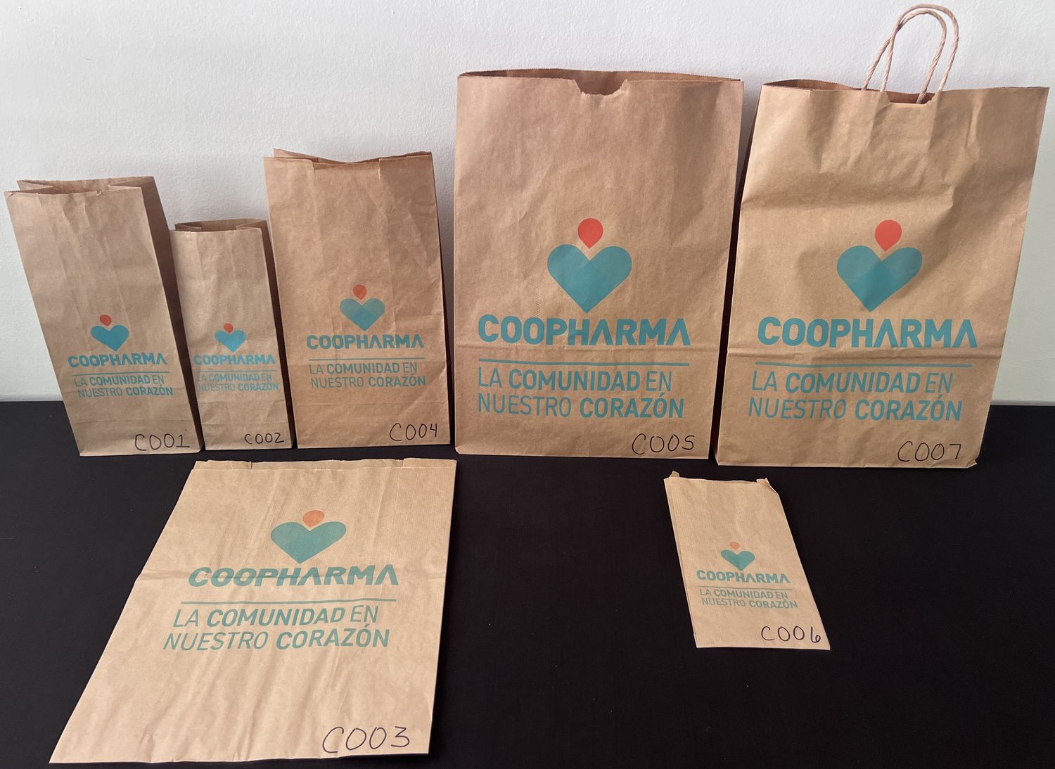 Bolsas de papel Coopharma