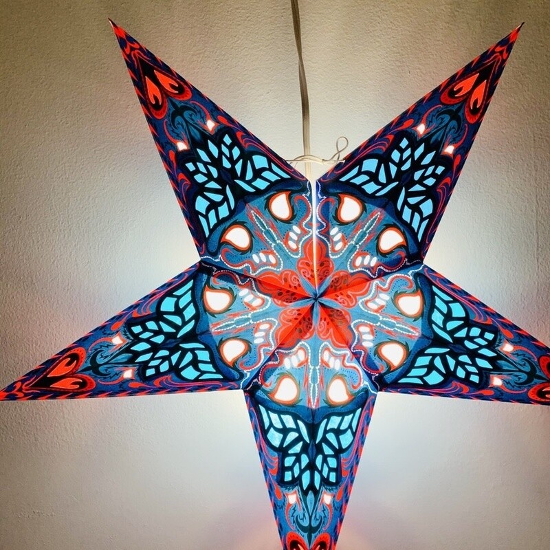 Stellar Star Lantern ith 12’ Cord