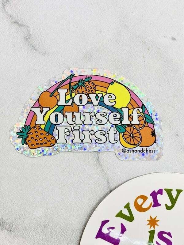 Love Yourself First Sticker