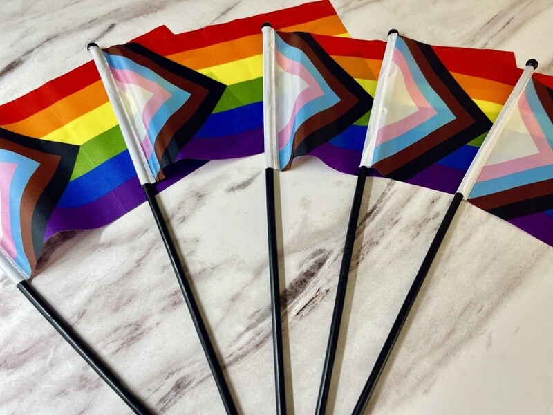 Flags for Good Progress Pride Stick Flag