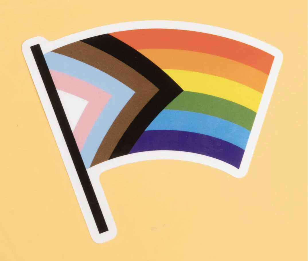 Progress Pride Flag Sticker