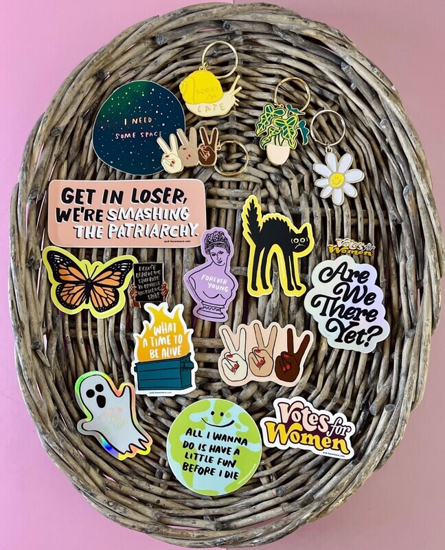 Stickers + Pins + Other Flair