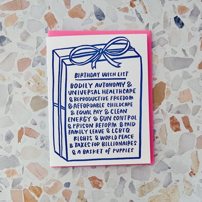 Woke Birthday Card