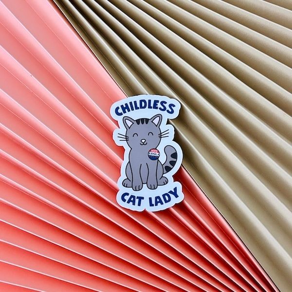 Childless Cat Lady Sticker