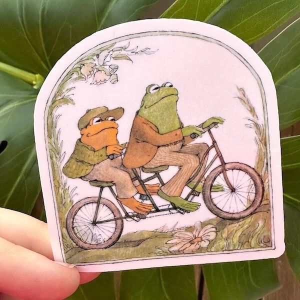 Frog and Toad Sticker