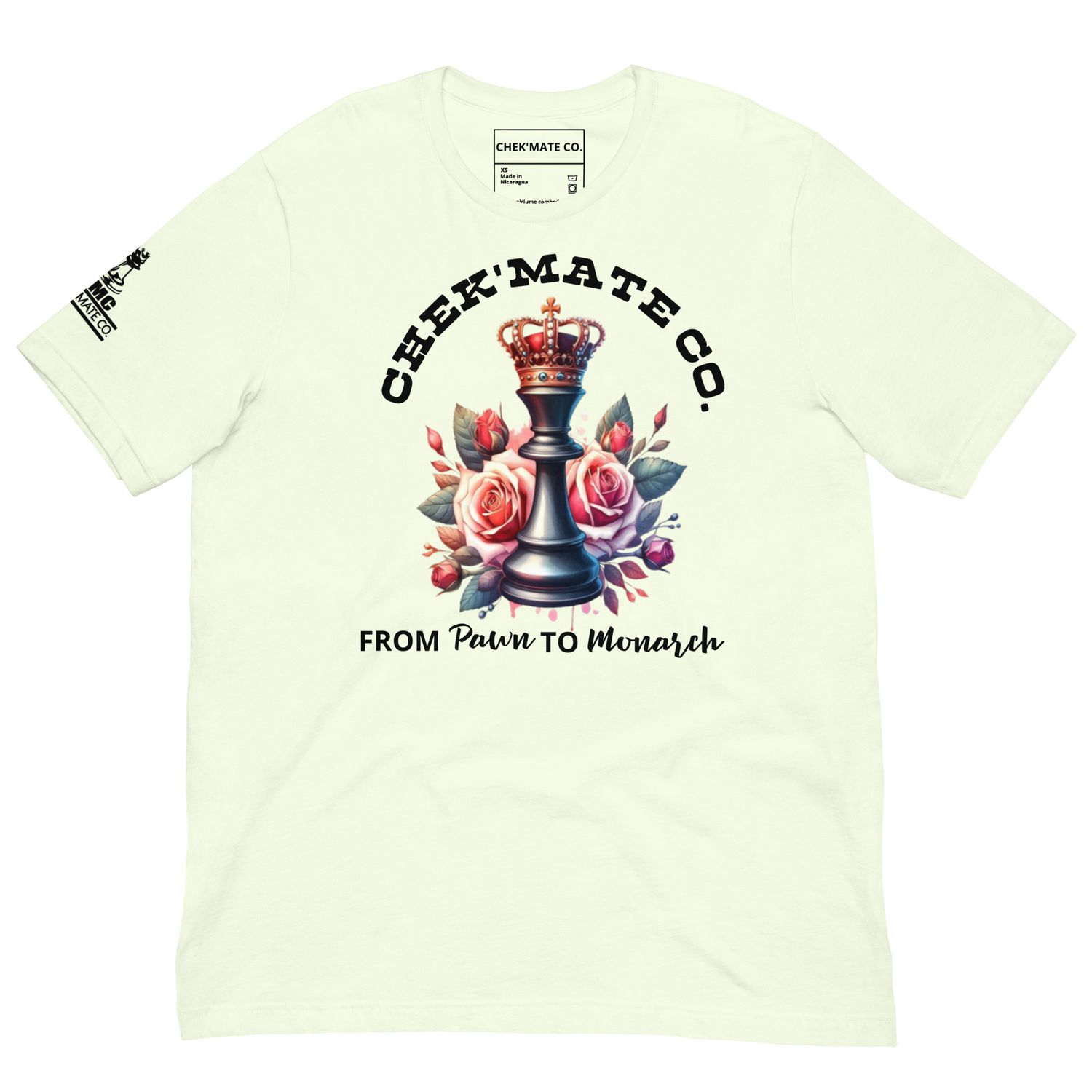 CHEK'MATE CO. QUEEN ROSE PATCH (CITRON)