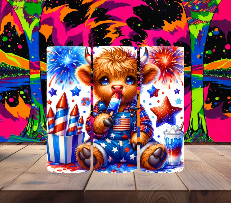 Highland Cow Fireworks