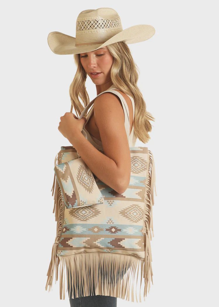 Aztec Bag With Fringe